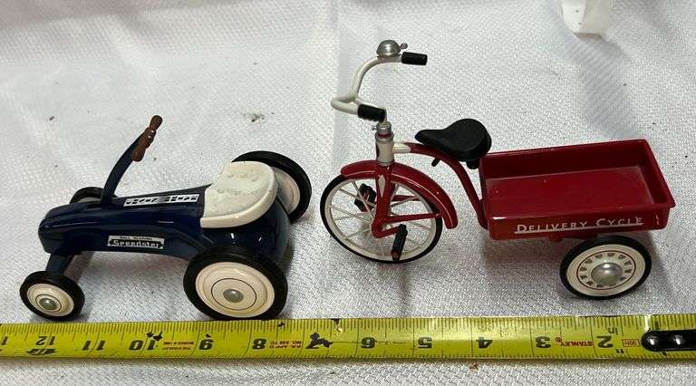 Hallmark Kiddie Car Classics, 1950 delivery cycle, 1963 speedster ...