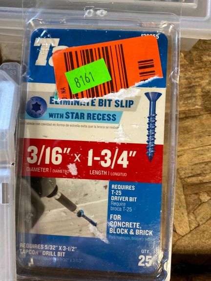 Disposable Earplugs, Teks Self-Drilling Screws, Tapcon Concrete screw ...