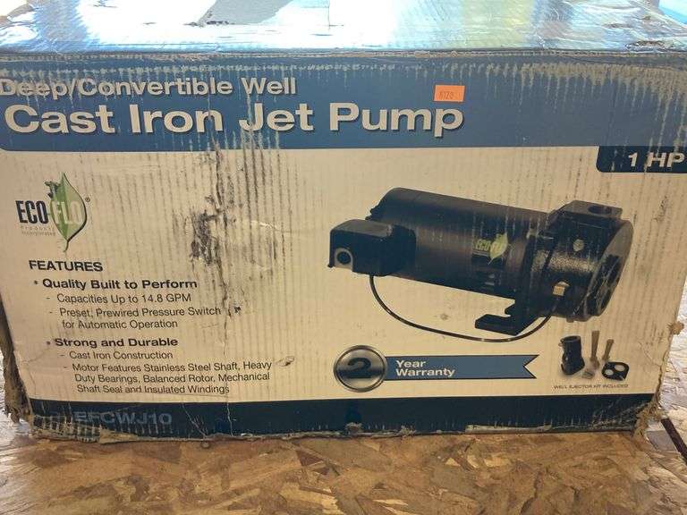 Eco-Flo Cast Iron Jet Pump - Metzger Property Services LLC