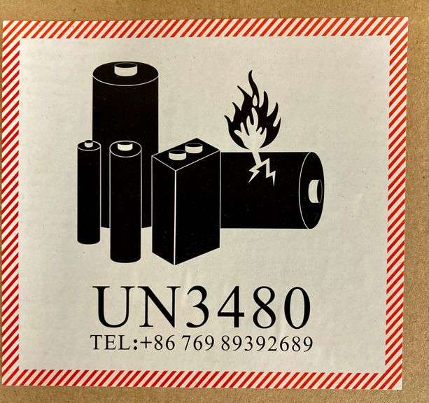 2-UN3480 Lithium Batteries - Metzger Property Services LLC
