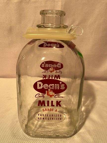Dean's Milk 1 gallon glass jug - Metzger Property Services LLC