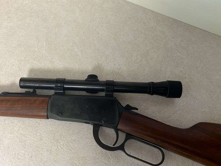 Ithaca model 72 ,22 caliber lever action rifle saddle gun ,with scope ...