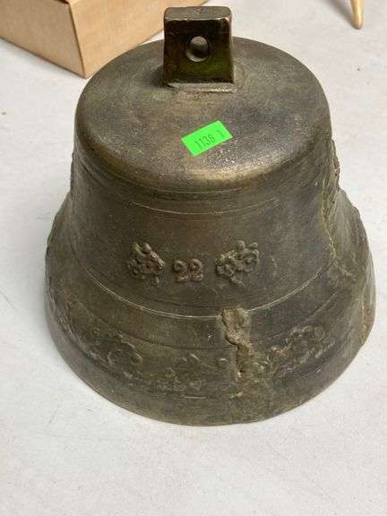Large metal bell approximately 6 x 9” - Metzger Property Services LLC