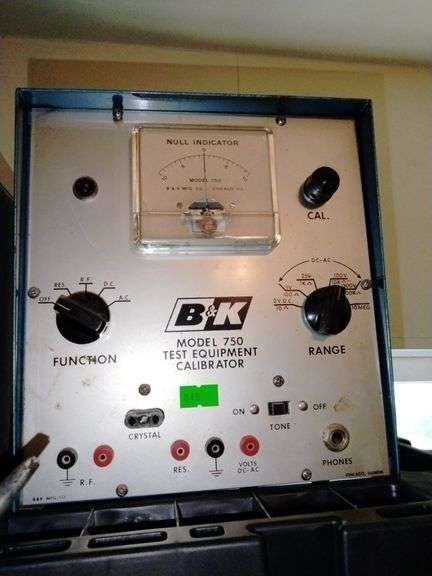 B&K model 750 test equipment calibrator - Metzger Property Services LLC