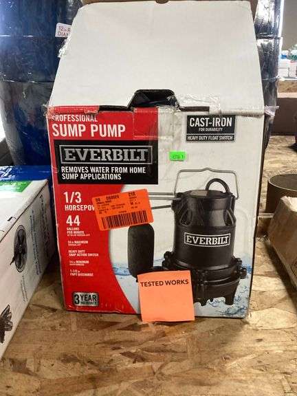 Everbilt 3/4 HP Professional Sump Pump - Metzger Property Services LLC
