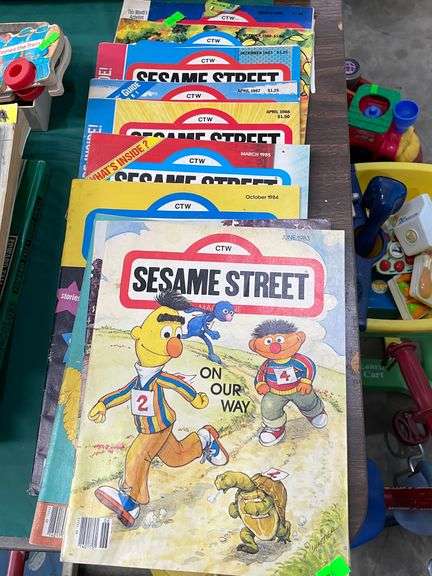 Lot of Sesame Street books - Metzger Property Services LLC