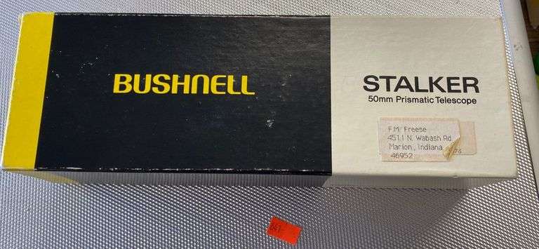 Bushnell stalker 50mm prismatic scope - Metzger Property Services LLC
