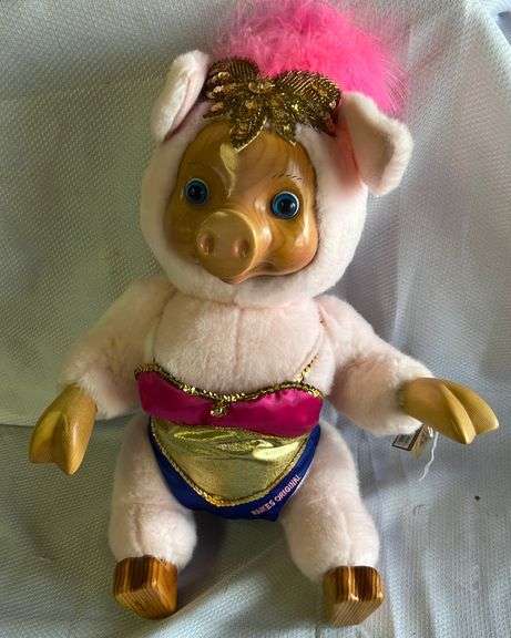 Raikes originals, Circus collection violet pig doll, with box and ...