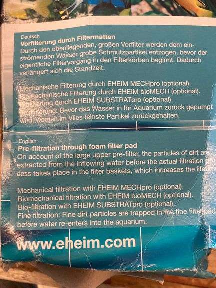 EHEIM Pre-Filtration Filter Pad - Metzger Property Services, LLC