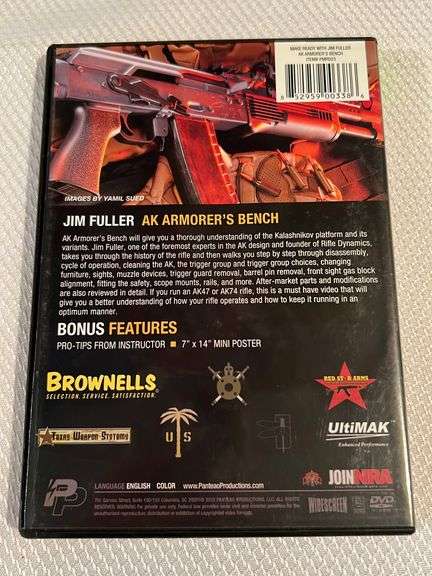Panteao Productions Make Ready with Jim Fuller AK Armorer’s Bench DVD ...