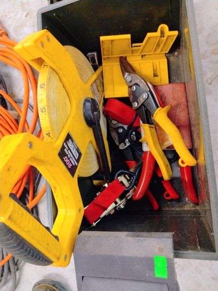 Sportsman box, tape measure and tools - Metzger Property Services LLC