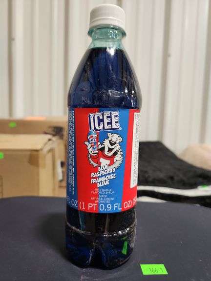 Icee blue raspberry flavored syrup 12 bottles - Metzger Property ...