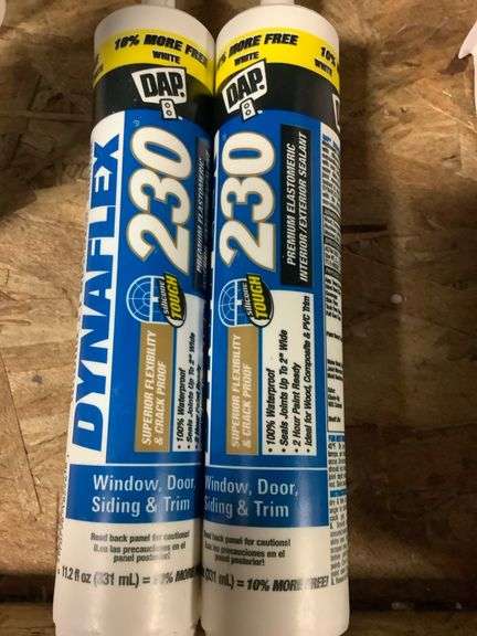 DAP Dynaflex 230; Window door siding and trim sealant 2 bottles ...