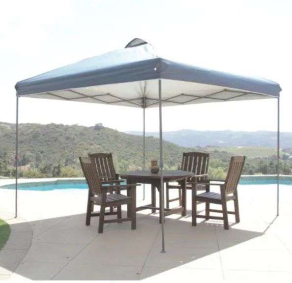 Everbilt 10 ft. x 10 ft. Grey Instant Canopy Pop Up Tent - Metzger Property Services LLC