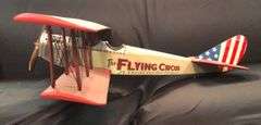 Flying Circus Airplane Biplane WW1 Jenny prop decoration model ...
