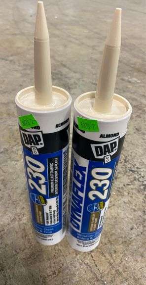 2 - 10.1FL Oz. DAP 230 DYNAFLEX Almond Premium Elastomeric Interior ...
