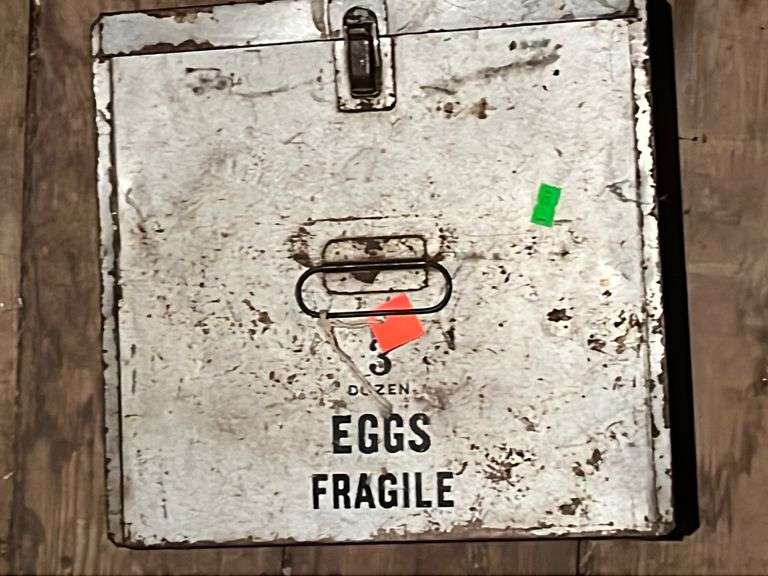 Metal egg box for 3 dozen - Metzger Property Services LLC