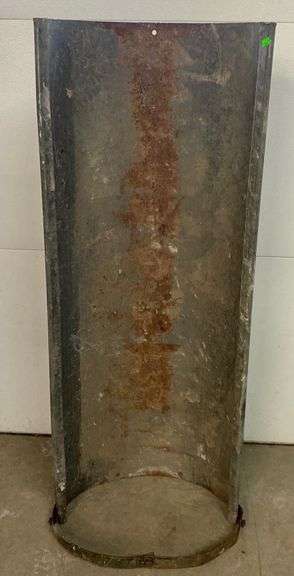 Galvanized metal shield 48” - Metzger Property Services LLC