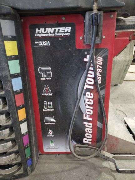 Hunter Road Force Touch GSP9700 Tire Balancing machine, touch screen ...