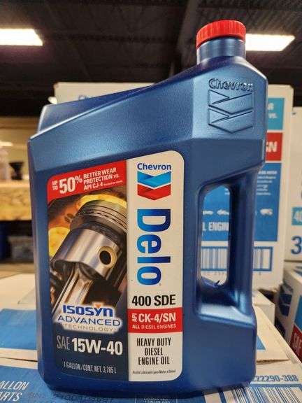 1 gallon Chevron delo SAE 15W-40 heavy duty diesel engine oil - Metzger ...