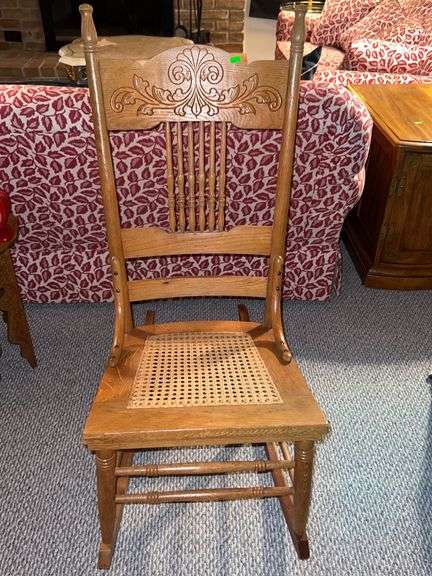 Cane Bottom Rocking Chair - Metzger Property Services LLC