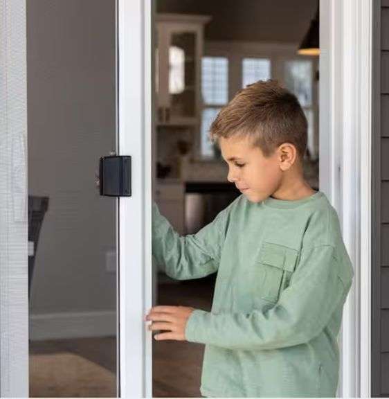 RITESCREEN Knock Down 36 in. x 80 in. White Aluminum Sliding Screen ...