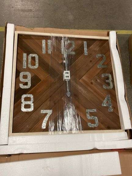 Wooden wall Clock 3’x3’ - Metzger Property Services, LLC