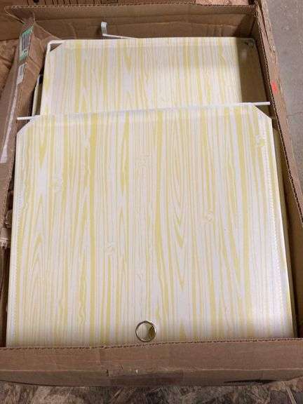 Plastic Yellow Storage Cubes, Not Assembled, 2 Count - Metzger Property ...