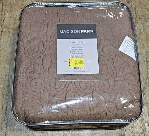 Madison Park Quebec Quilt Set - Luxurious Damask Stitching Design ...