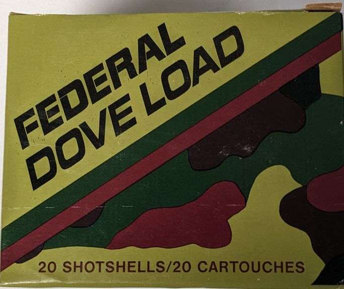 Federal Dove Load 12 GA shot shells 20 count - Metzger Property ...