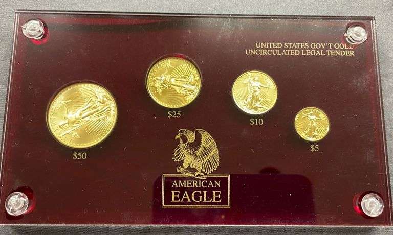 1995 United States Gov. UNC. Legal Tender Gold Coins Set - Metzger ...