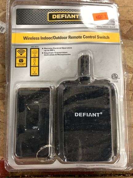 Defiant Wireless Indoor/Outdoor Remote Control 202 620 - Metzger ...
