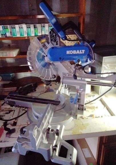 Kobalt 10in compact sliding dual bevel miter saw - Metzger Property ...