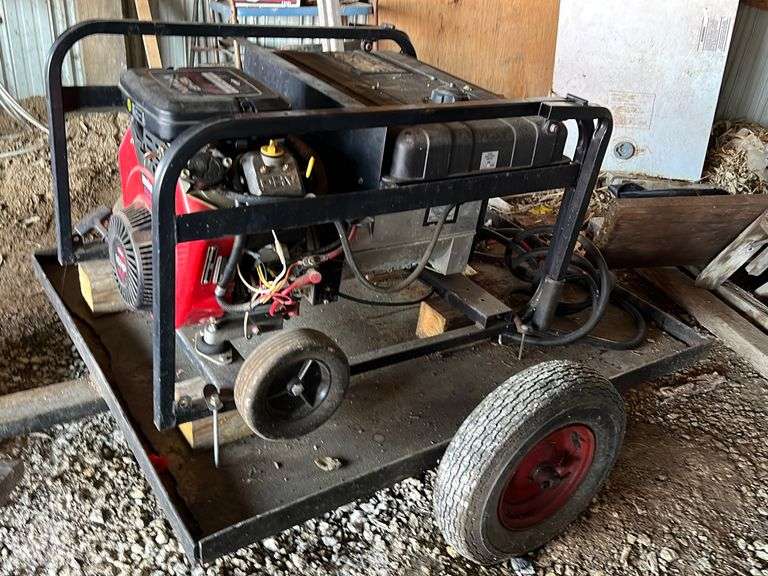 Campbell Hausfeld 8000-Watt Generator, Briggs & Stratton 16HP Gas motor ...