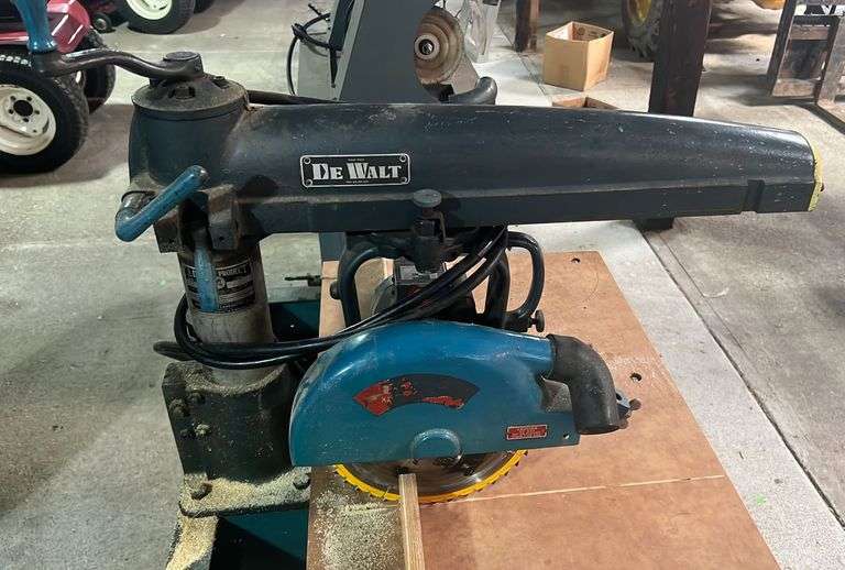 Dewalt Radial Arm Saw Model GW on stand - Metzger Property Services LLC