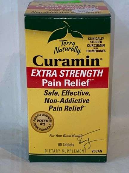 Terry Naturally Curamin Extra Strength Pain Relief 60 tablets - Metzger ...