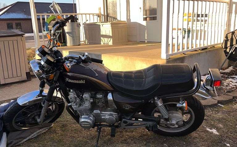 1983 Kawasaki LTD 750 Motorcycle, 20,012 miles, with Title, VIN ...