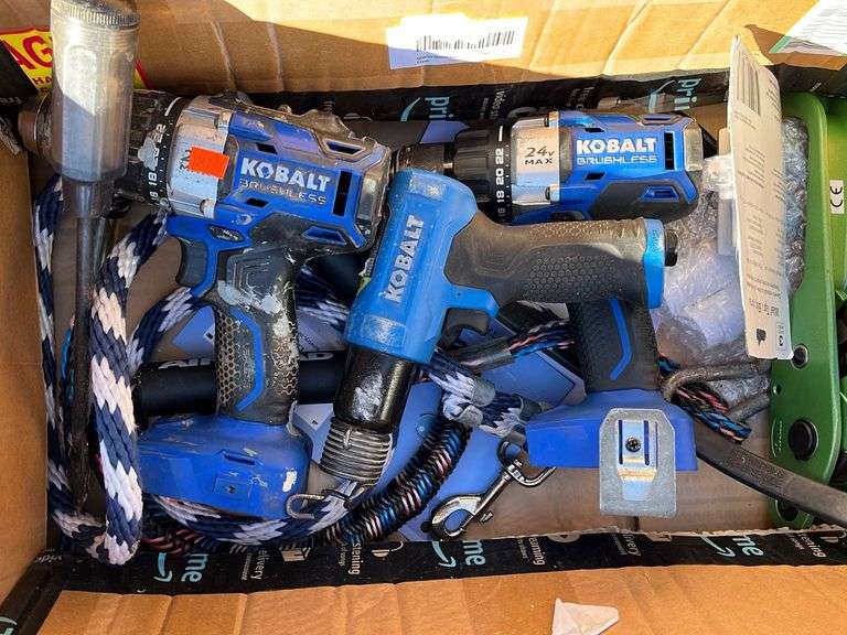 Kobalt drills, power shot stapler, Metabo nailer - Metzger Property Services LLC