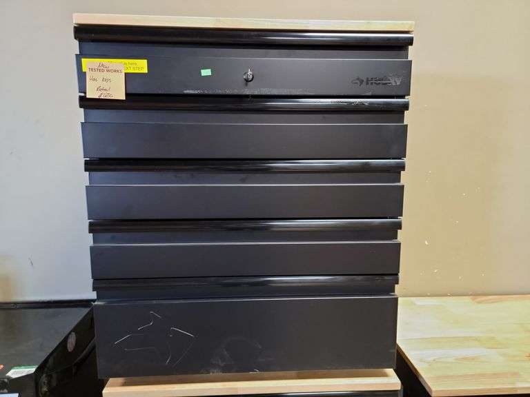 Husky 5-Drawer Cabinet 32"W x 32"H x 22"D, has key - Metzger Property ...