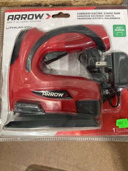 Arrow Cordless Electric Staple Gun - Metzger Property Services LLC