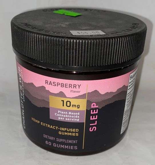 Charlotte's Web Stanley Brothers Sleep Hemp Infused Raspberry Gummies ...