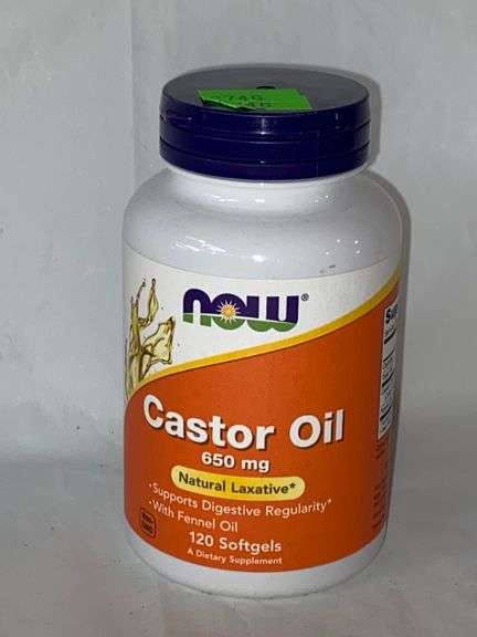 Now Castor Oil 650mg 120 softgels - Metzger Property Services LLC