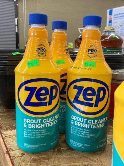3 - Zep Grout Cleaner and Brightener, 32 fl oz - Metzger Property Services LLC