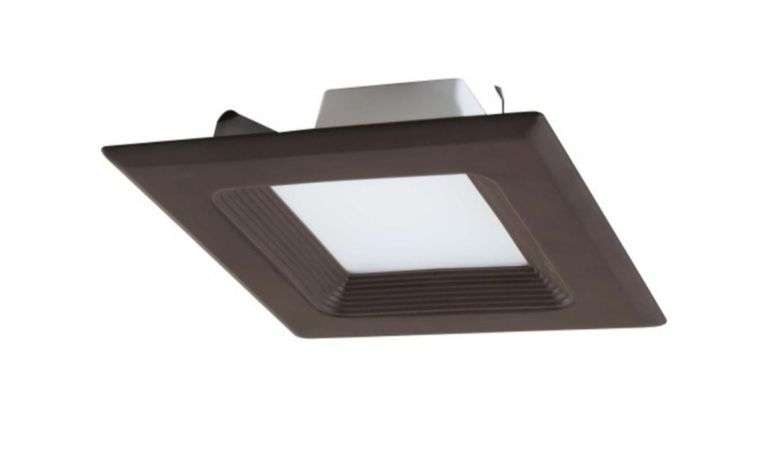 10-Light Indoor/Outdoor 6 in. 3000K Antique Bronze Integrated LED ...