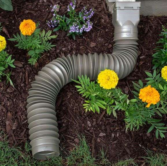 Ground Spout Universal Flexible Gutter Downspout Extension Drainage ...