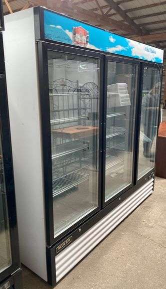 Blue Air Cold Station 3-Door Glass Front Refrigerator (WORKS) Model # ...