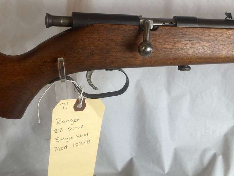 Ranger Mod. 103-8 Single Shot Bolt Action .22 S-L-LR - Metzger Property Services LLC