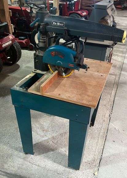 Dewalt Radial Arm Saw Model GW on stand - Metzger Property Services LLC