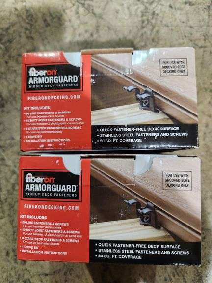 2- fiberon ArmorGuard hidden deck fasteners 80 count - Metzger Property ...