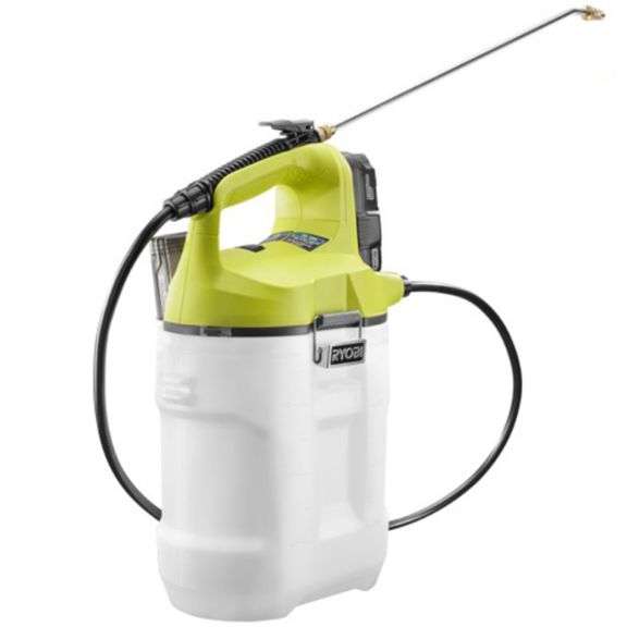 Ryobi 18V ONE+ 2 GALLON CHEMICAL SPRAYER KIT with Battery and Charger ...